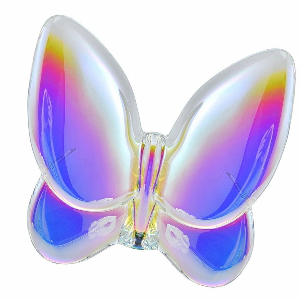 Декоративная скульптура, Кристальная фигурка бабочки - AB цвет
