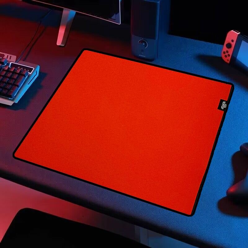 Ультратонкая поверхность Mouse Pad скорость E-спорт настольный коврик 450x400x4mm, красный