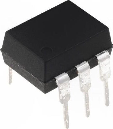 Оптрон Vishay H11AA1 THT Каналы 1 Вых транзисторный Uизол 5,3кВ Uce 30В 1 шт