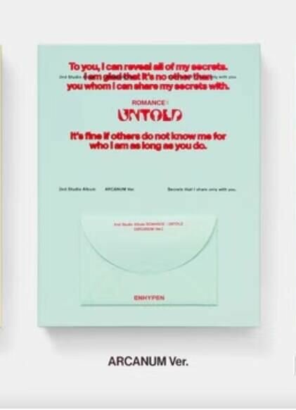 Альбомы-ENHYPEN - 2nd Album ROMANCE : UNTOLD (ARCANUM ver.)