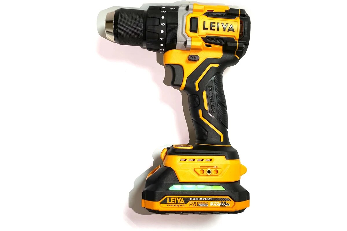 LEIYA Ударная бесщеточная дрель-шуруповерт LY-C3221 1020
