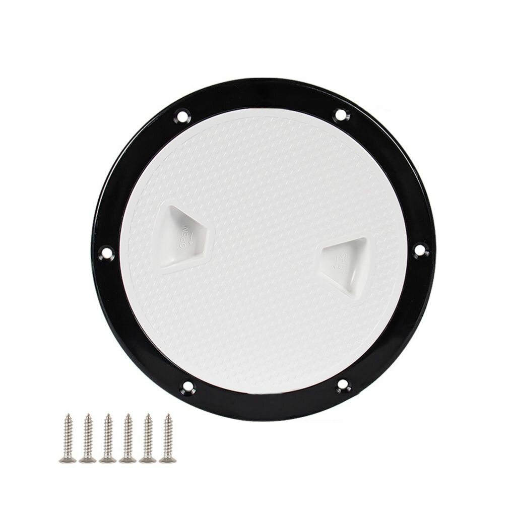 Аксессуары для лодок+Корабли, скоростные катера, яхты, двухцветное круглое покрытие палубы-6 дюймов-белое и черное