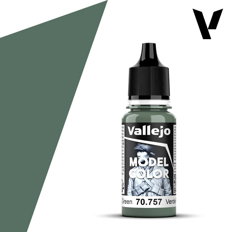Краска 70757 Vallejo серии Model Color Pacific Green (Тихоокеанский Зеленый) 18ml