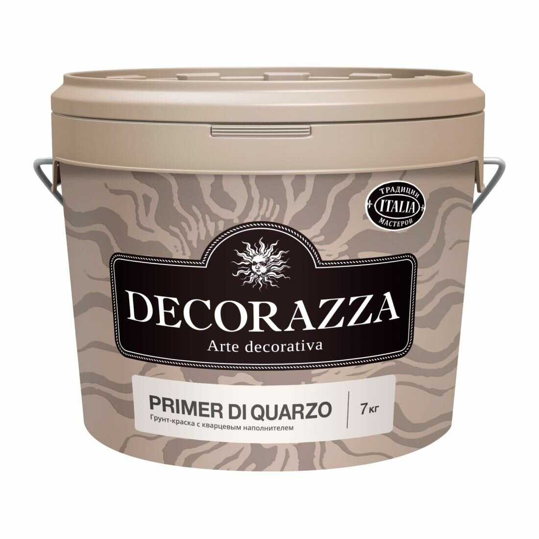 Грунт-краска с кварцевым наполнителем Decorazza Primer Di Quarzo (7кг) белая