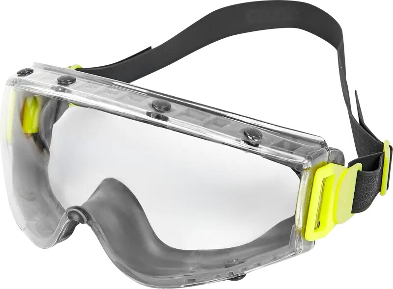 Очки защитные закрытые с обтюратором Delta Plus Sajama прозрачные с защитой от запотевания и царапин