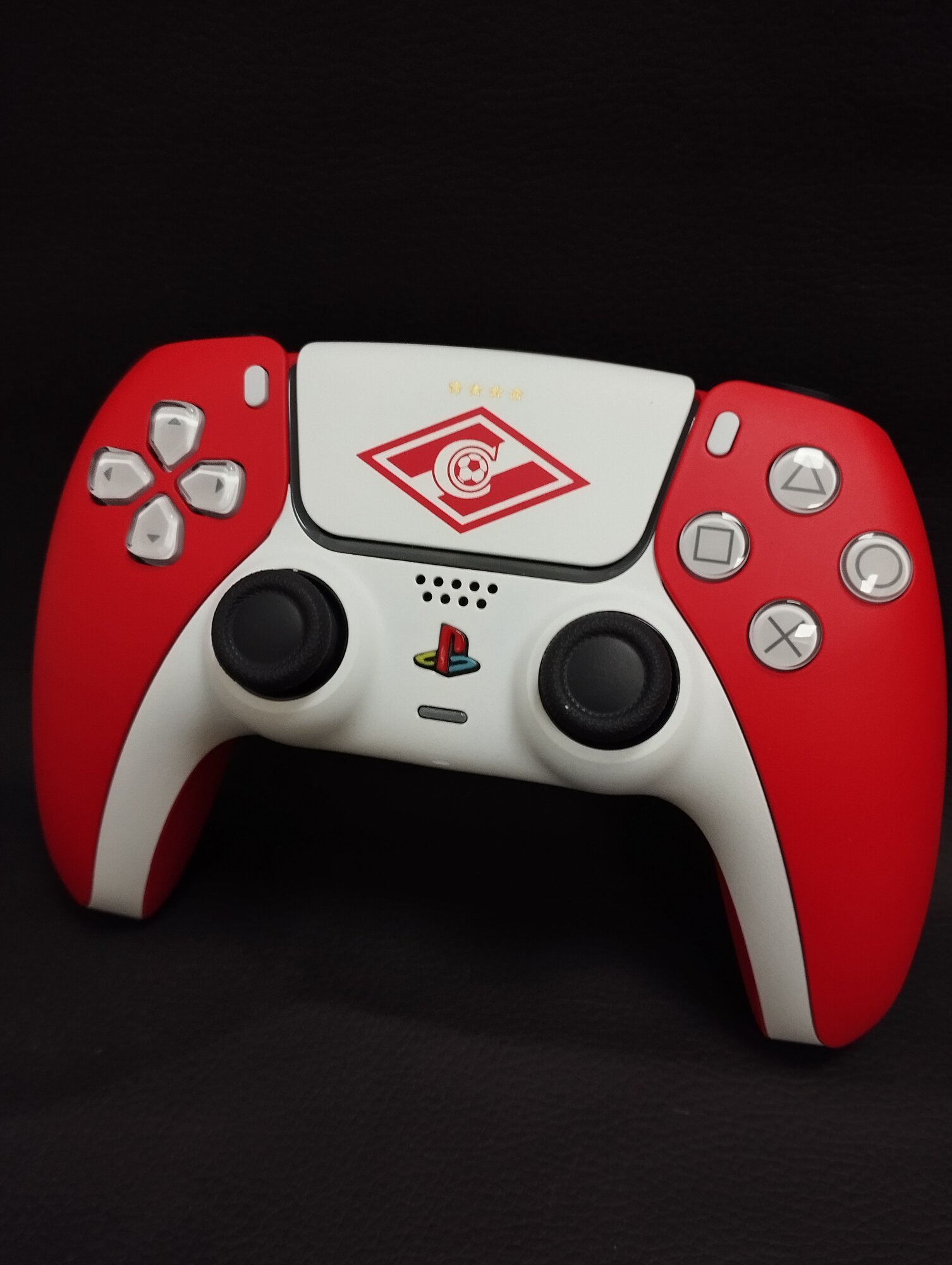 Кастомизированный геймпад Sony PlayStation 5 DualSense "Спартак" Rainbo