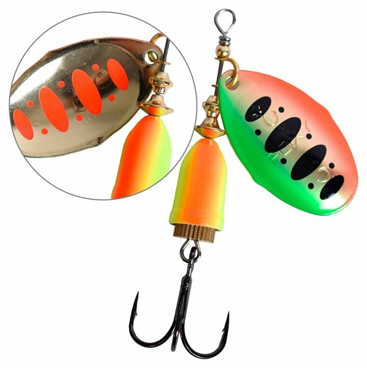 LureMax Foxy-4 16г 008 блесна для спиннинга, балансировка и дальний заброс на щуку