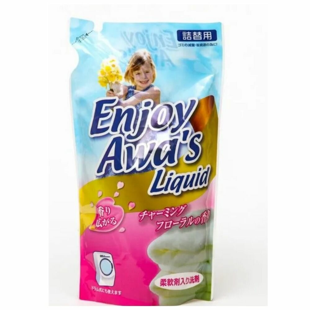 Rocket Soap Гель для стирки Enjoy Awa's, со смягчителем, 800 гр.