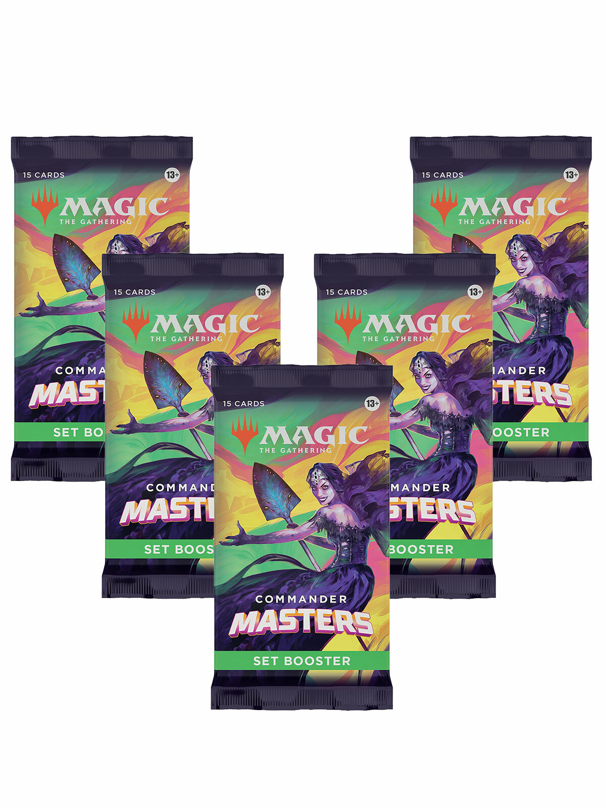 Magic The Gathering: 5 СЕТ-бустеров MTG издания Commander Masters на английском