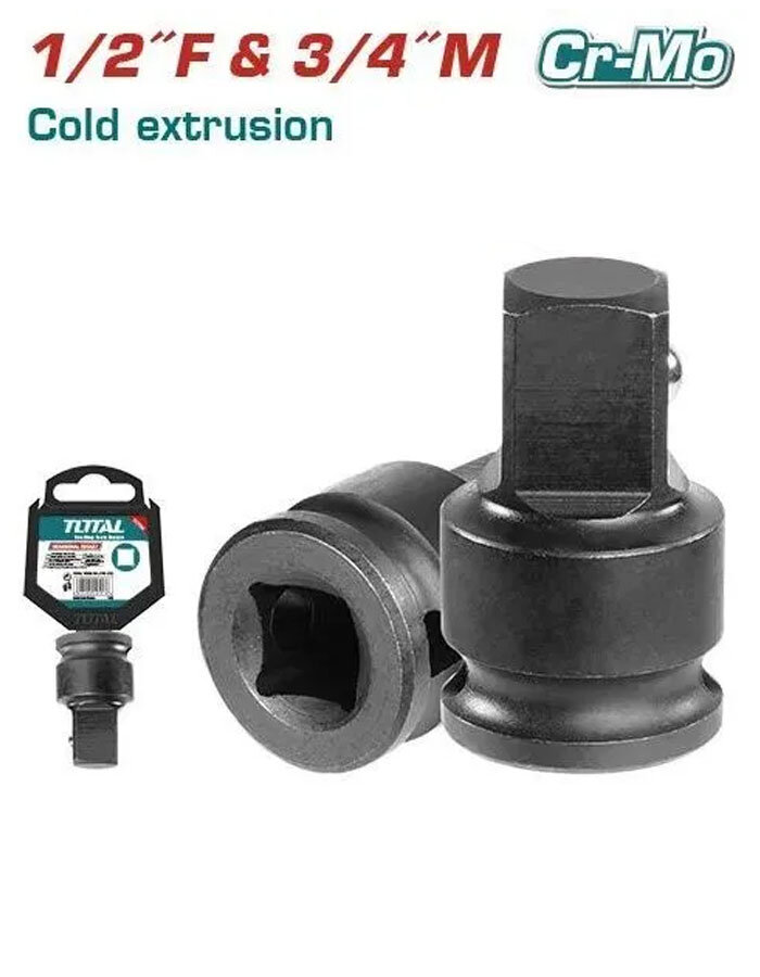 Адаптер переходник ударной головки 1/2"(F) X 3/4"(M) TOTAL THIA1234