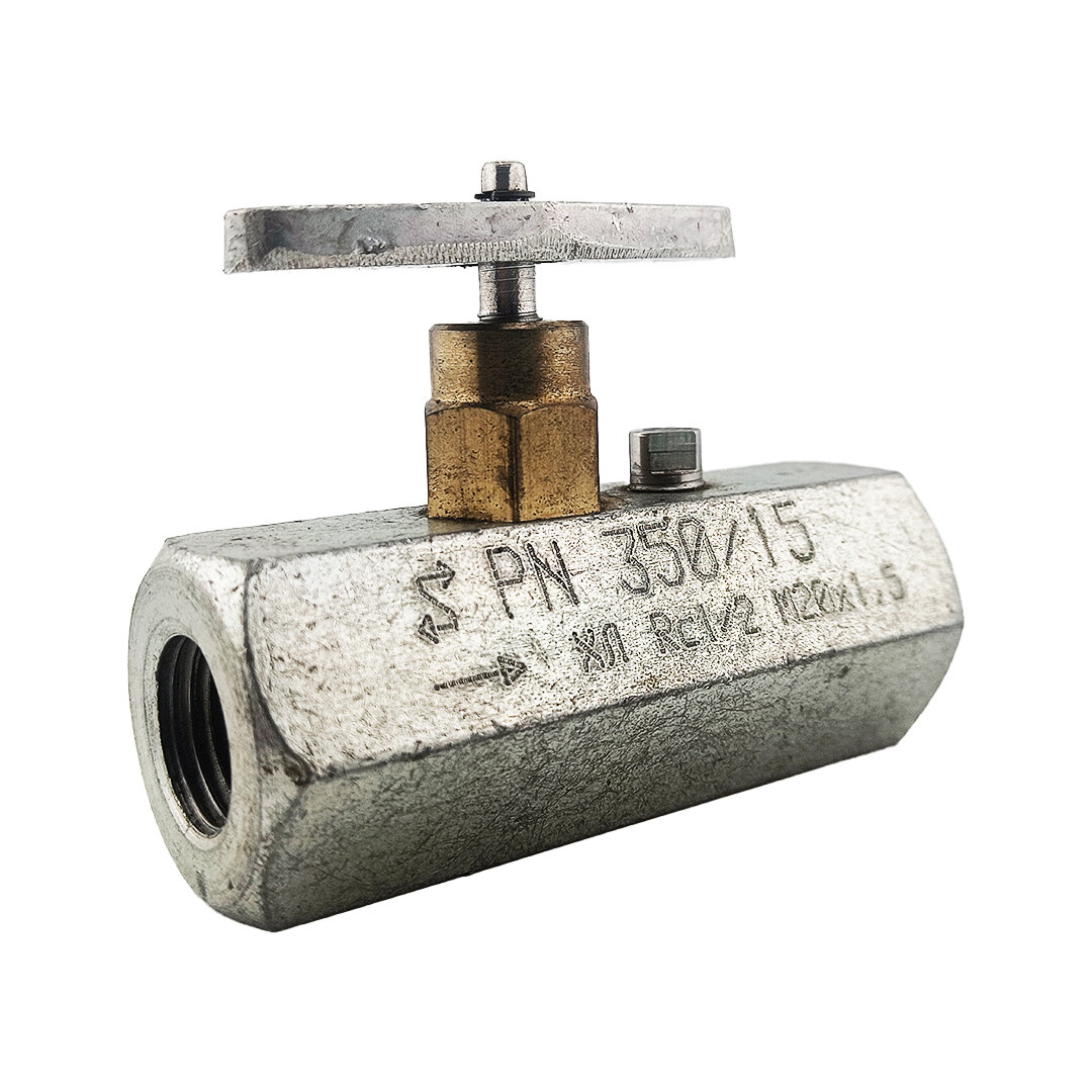 Клапан игольчатый PN 350/15, ХЛ, Rc 1/2, M20*1,5
