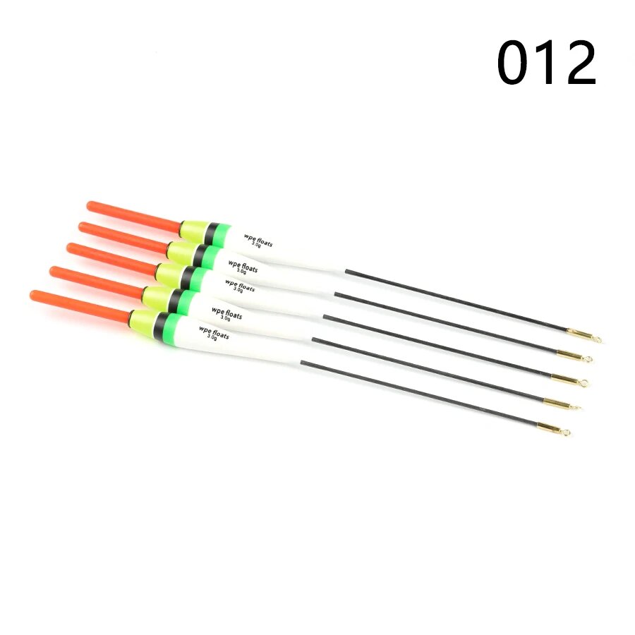 Поплавки для рыбалки W.P.E, 5 шт, из баргузинской пихты Белый, YG6-012