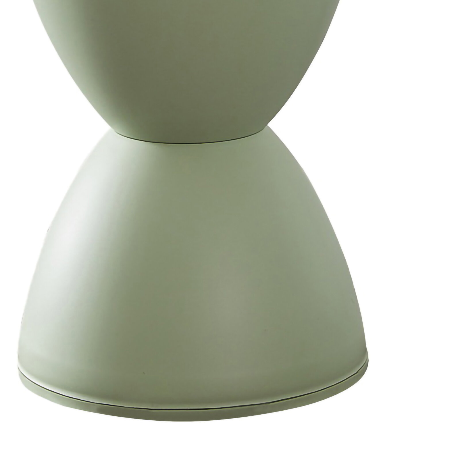 Пластиковый круглый стул укреплен с закругленными углами, держит большие нагрузки, современный дизайн, зеленый