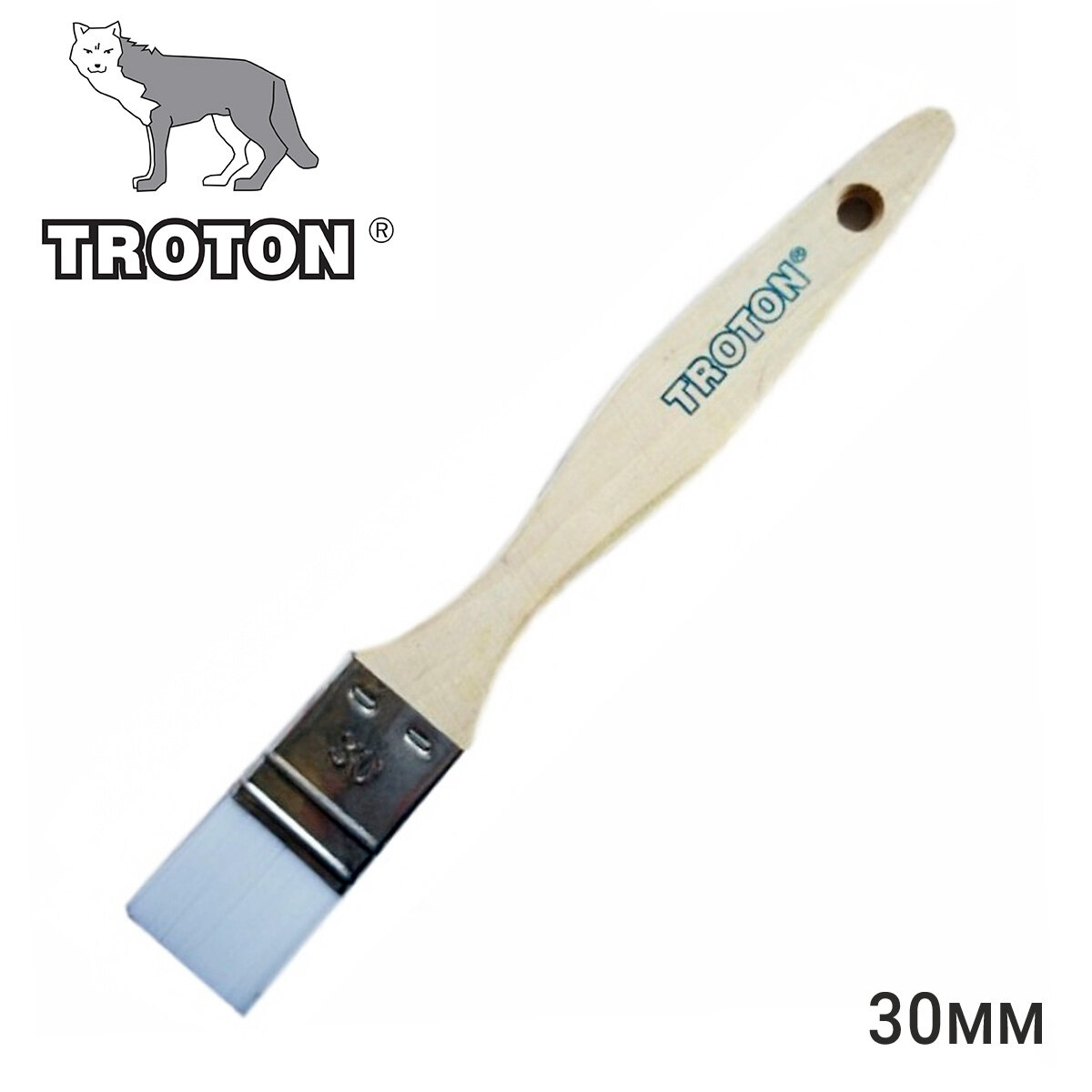 Кисть нейлоновая жесткая 30мм TROTON
