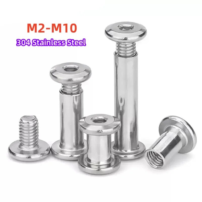 Винты с шестигранной головкой из нержавеющей стали M2-M10 M2(D3mm)-10set, 14mm