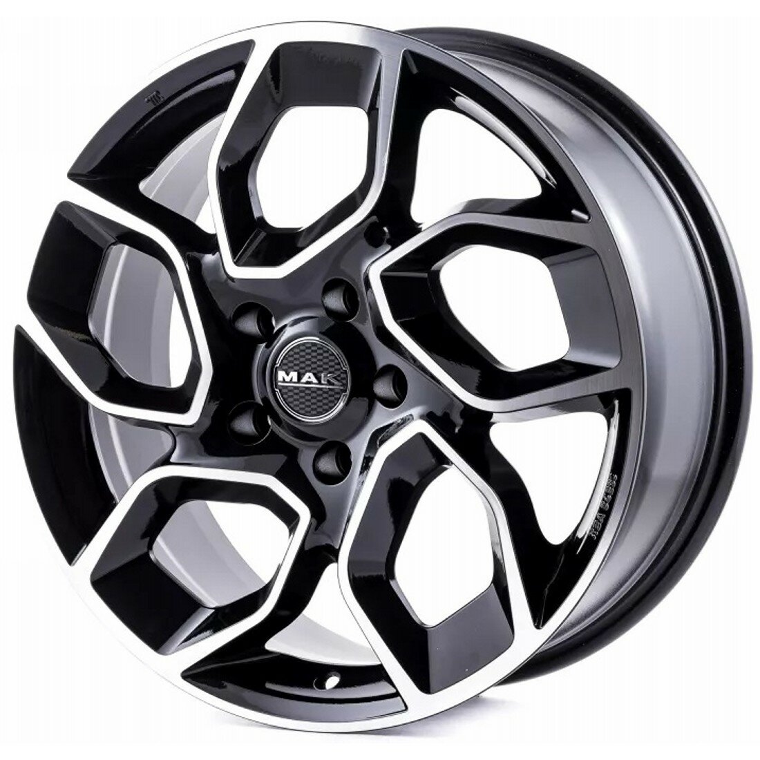 Колесный диск MAK Express 7x17 5x120 ET60 65,1 Black Mirror литой для автомобиля
