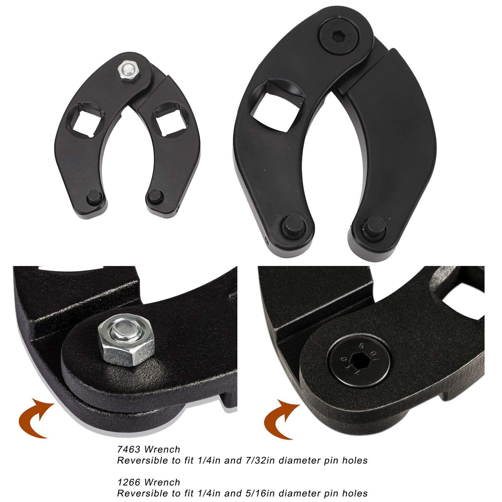 1266 Регулируемый сальниковый гаечный ключ 7463 Набор гаечных ключей для гидравлических цилиндров для сельскохозяйственной строительной техники и сельскохозяйственных погрузчиков