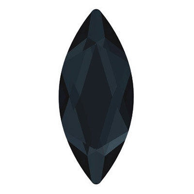 Страз неклеевой 2201-YS44 цветн. кристалл 14x6 мм Jet 280 черный в пакете для рукоделия декора