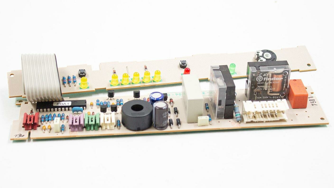 Модуль управления Miele 5783290 E0A1, для холодильников Miele, металл, пластик, бежевый