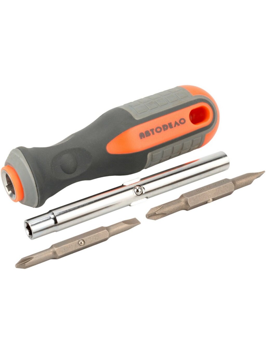 Отвертка комбинированная ( 4 предмета) "АвтоDело" (175 мм)