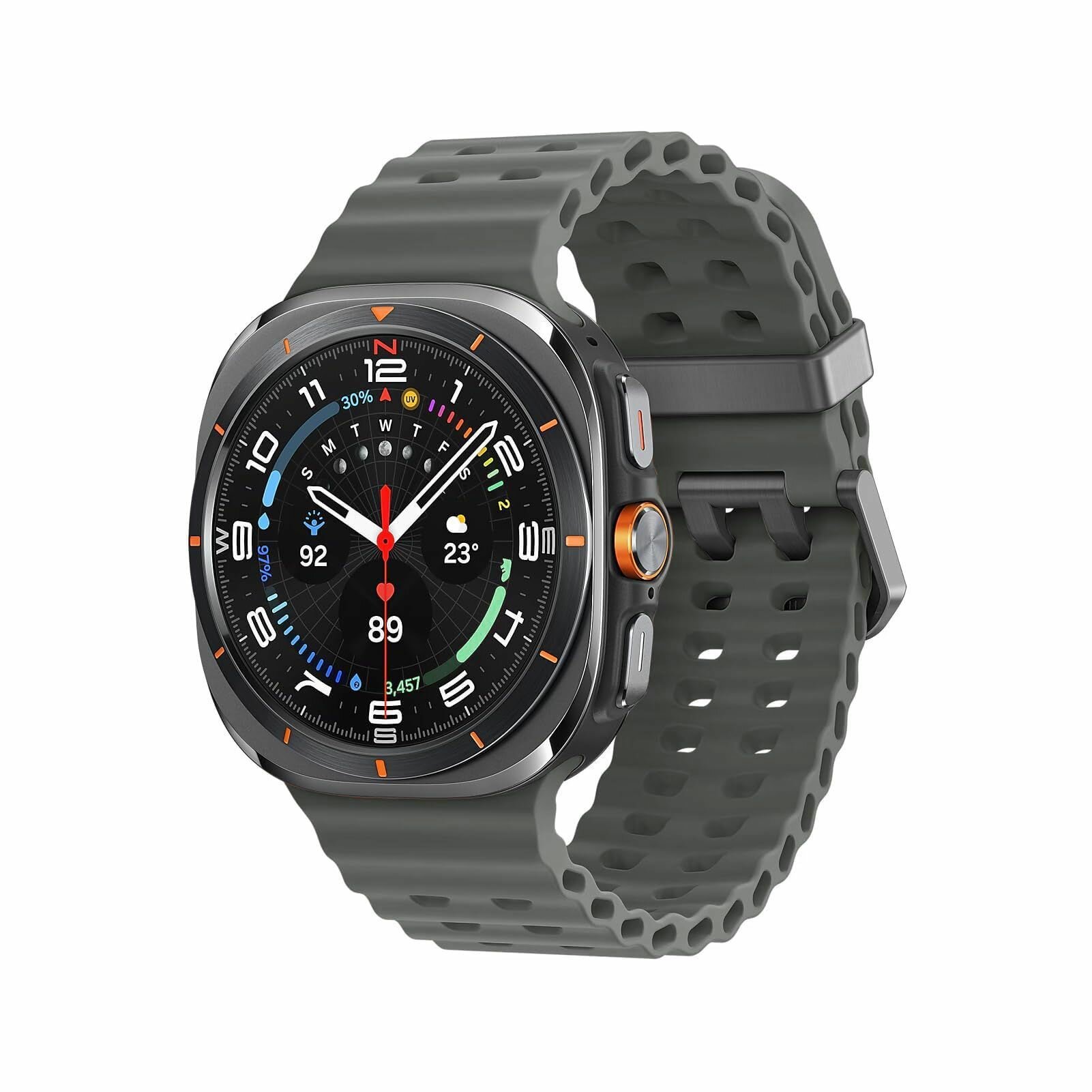 Силиконовые ремешки для Samsung Galaxy Watch Ultra 47 мм (2025), прочные морские браслеты для Galaxy Watch Ultra 2024