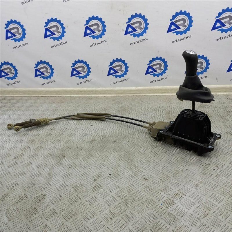 Б/У Кулиса КПП с тросами Renault Sandero 1 Stepway / Рено Сандеро 1 Стэпвей 1.6 K7MF710 84Л.С. 2012