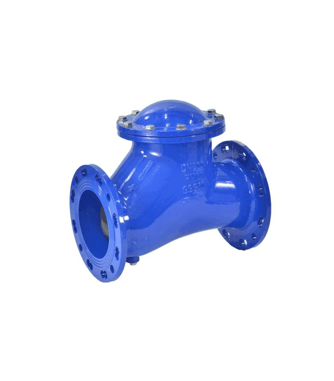 Клапан обратный чугун шаровой Ду 200 Ру10/16 фл шар чугун+NBR Benarmo 11