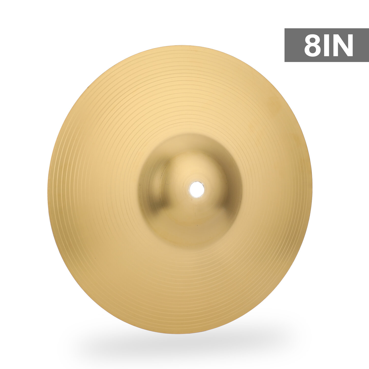 Брасс Crash Cymbal Инструмент для барабанов Цимбалы Практический сплав Цимбал для перкуссионных инструментов Игроки Начинающие Диаметр 8in, 10in, 12in, 14in Золотой Материал латунь Вес 8in: 116g, 10in: 177g, 12in: 249g, 14in: 437g