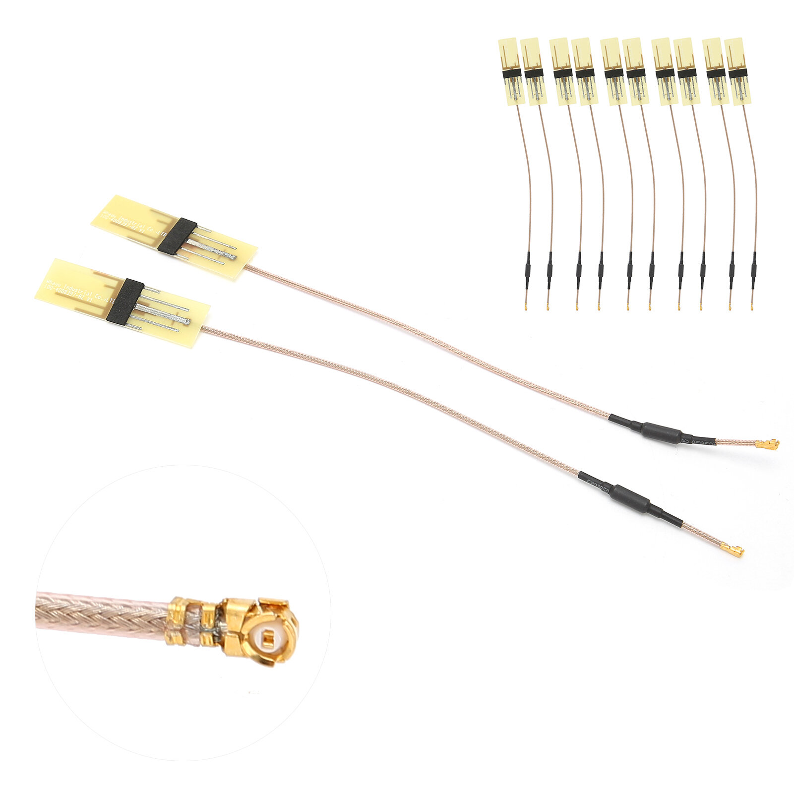 10шт IPX Антенна 2.4G Беспроводная Mini PCI PCI-E WiFi Bluetooth Встроенная Передача Сигнала (17cm)