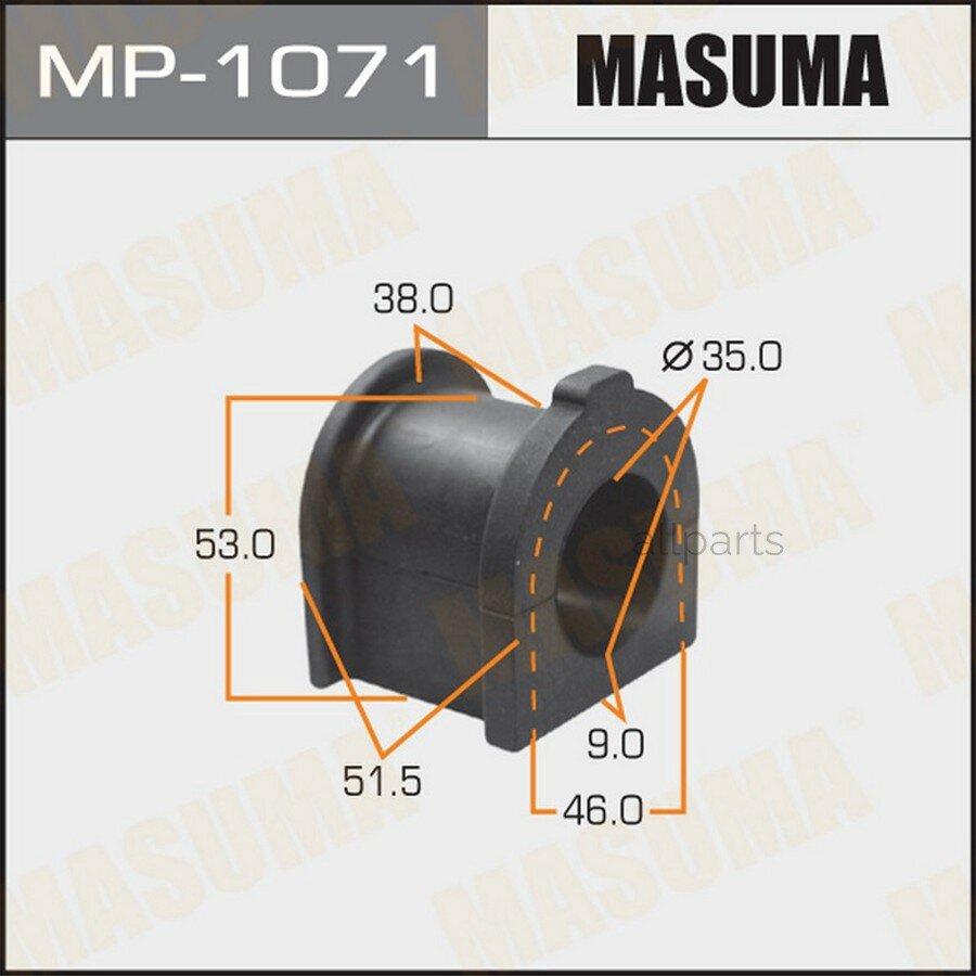 MASUMA MP-1071 втулка стабилизатора переднего! d35\ Toyota Camry ACV30/MCV30