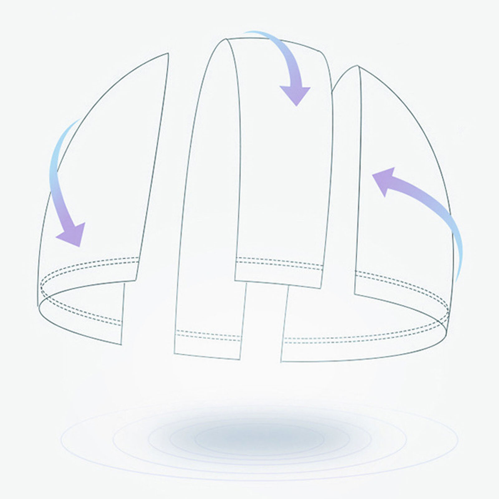 Шапочка для плавания Мягкая удобная водонепроницаемая высокоэластичная универсальная шапочка для купания из искусственной кожи для взрослых черная