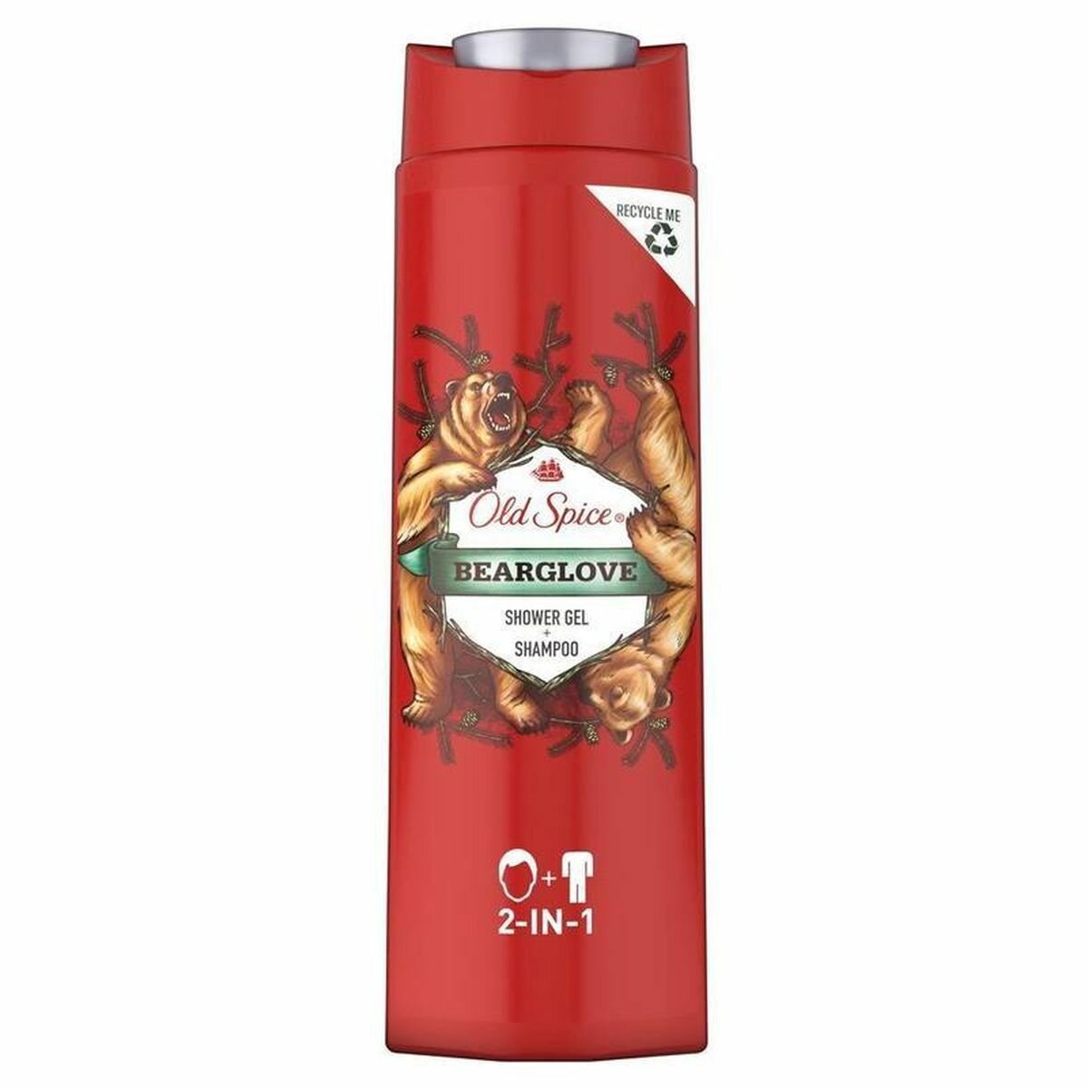 Гель-шампунь для душа мужской Old Spice 2в1 Bearglove 400мл