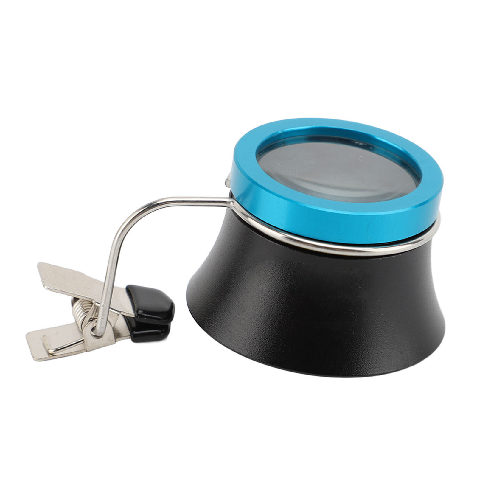 Компактная лупа с зажимом, портативное увеличительное стекло для ремонта часов и ювелирных изделий, 10-кратное увеличение.