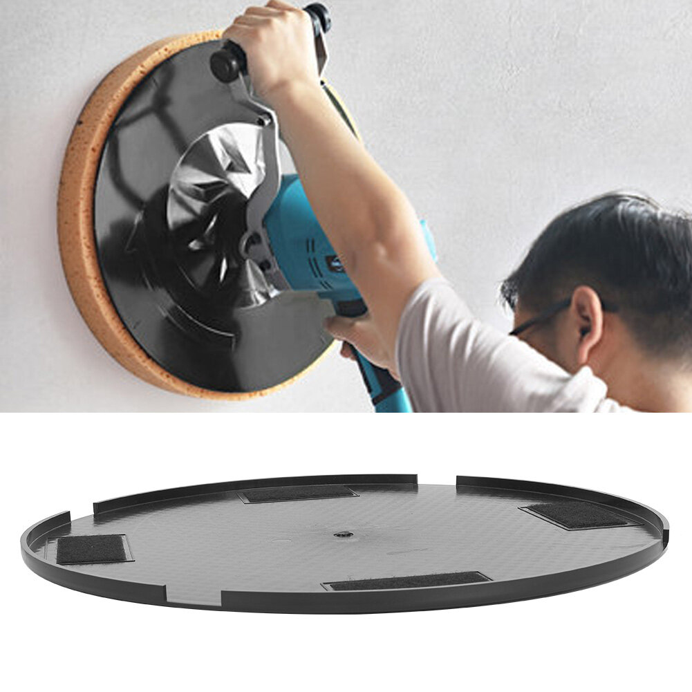 Кирпичная лопата для цементного раствора, твердая шпательная пластина, машина для шлифовки стен, твердый пластиковый щеток, диаметр 37,5 см, 1 штука