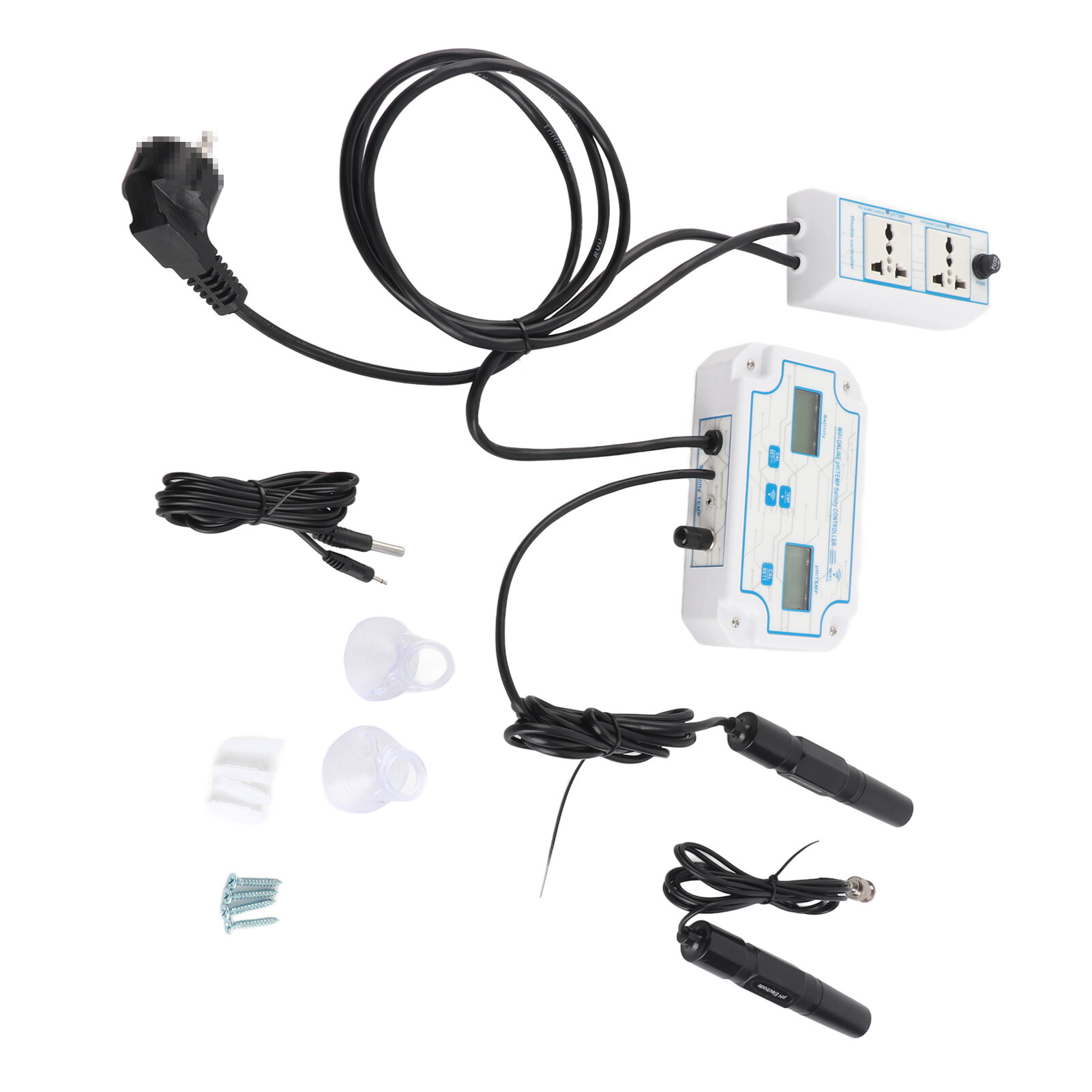 Контроллер качества воды, 3 в 1, pH/соленость/TEMP, Wi-Fi