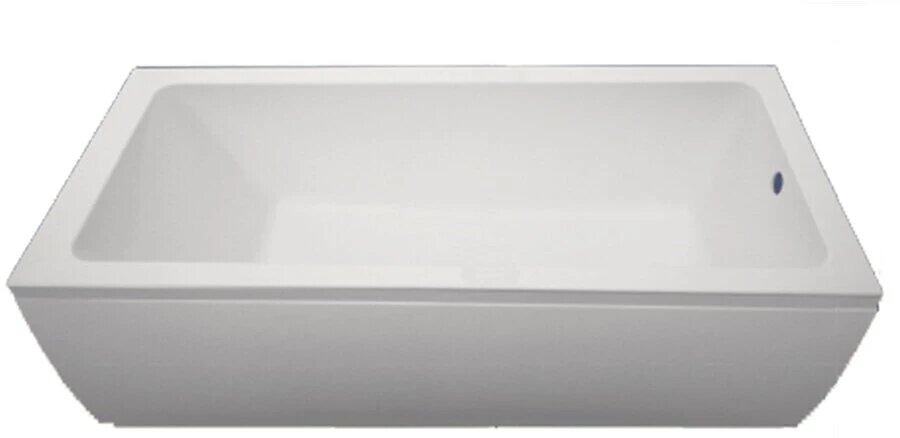 Ванна пристенная Loranto Novaro La 1500х700, каркас и экран в комплекте ABS пластик белая (CS00078 CS00078487