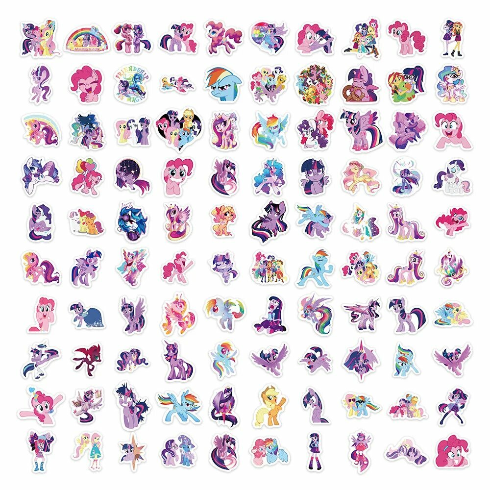 Набор наклеек My Little Pony 100 шт. MINISO