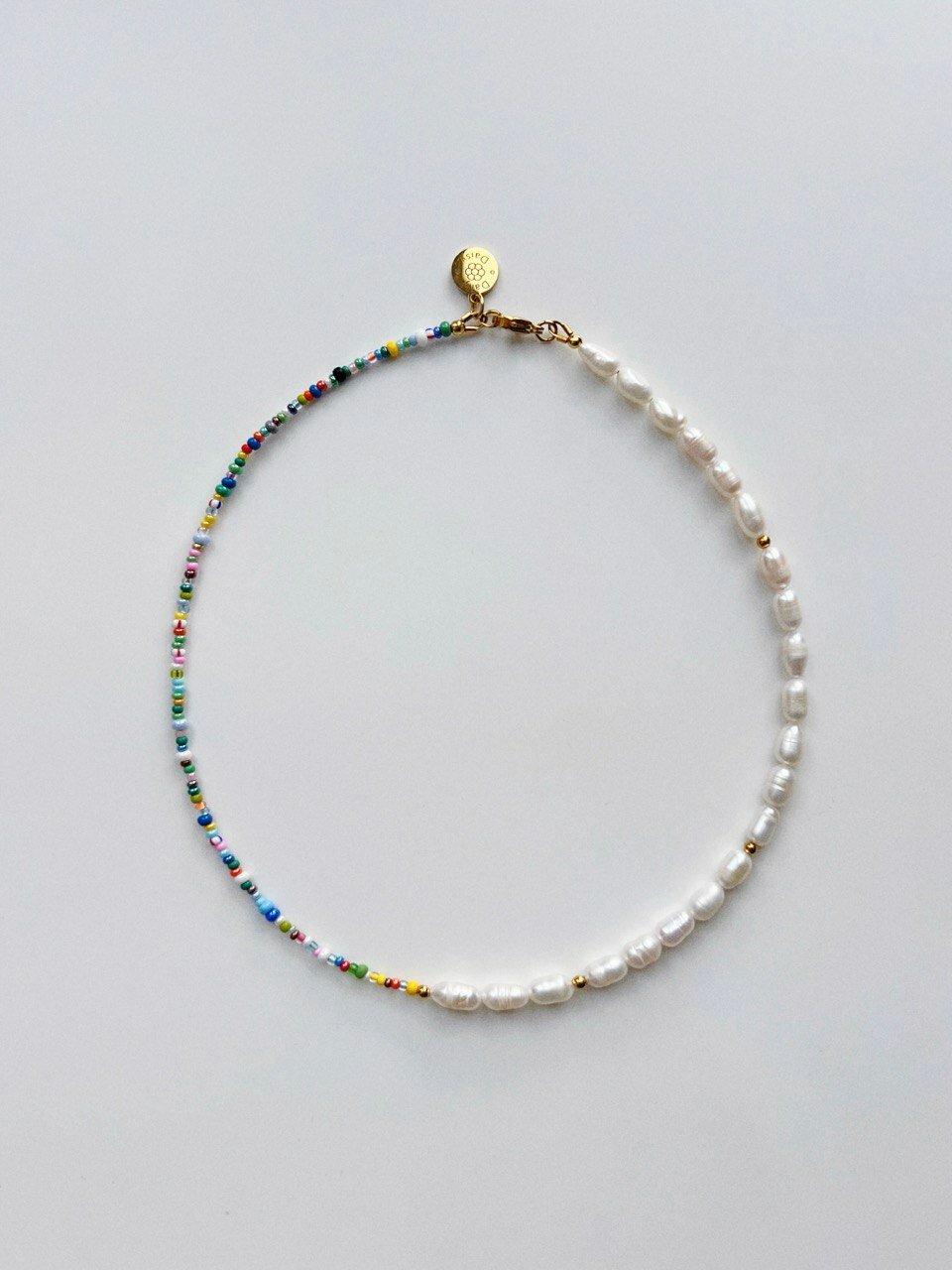 Чокер, бисер, жемчуг пресноводный