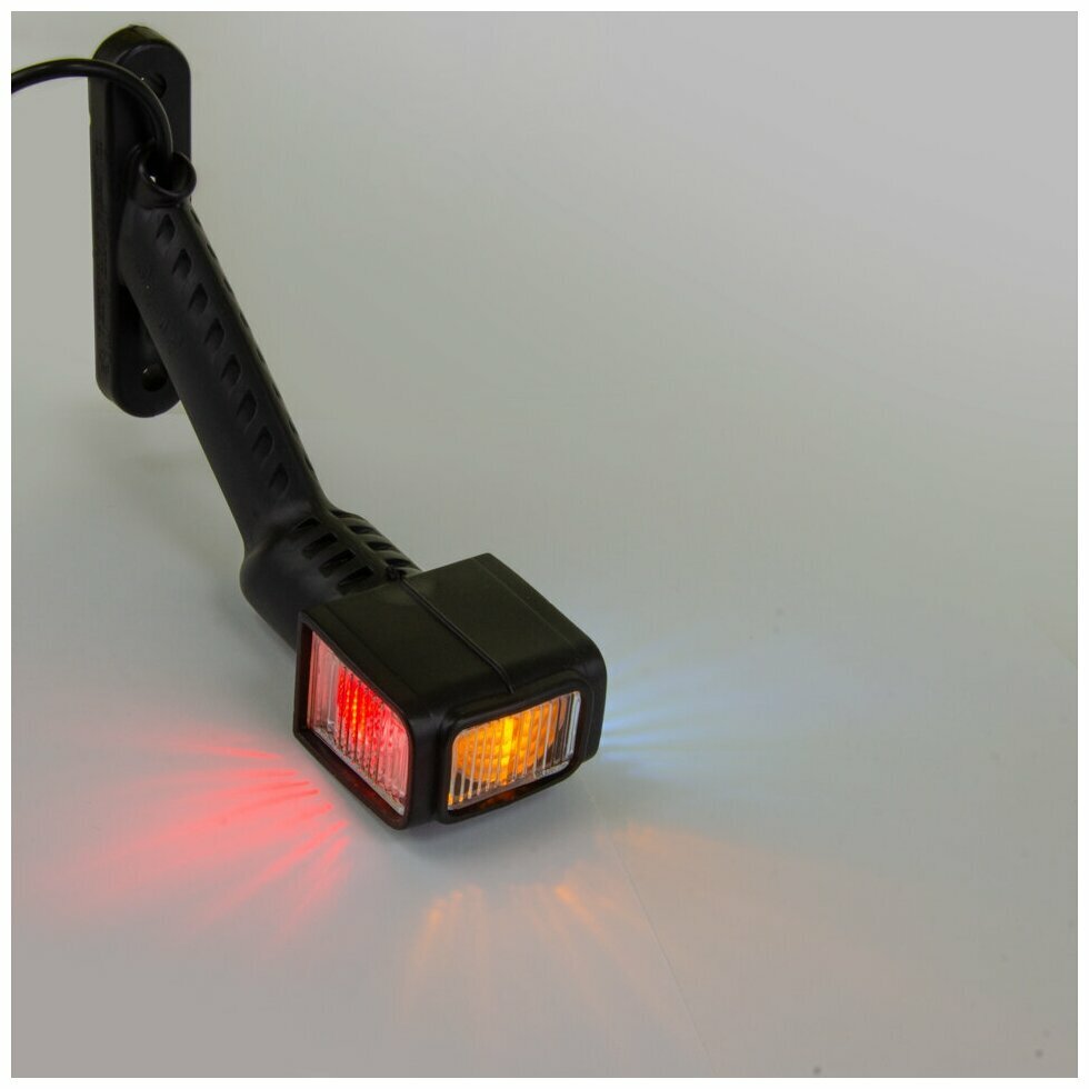 Фонарь габаритный универсальный левый (рога) фг-25led (12-24в) (тас)