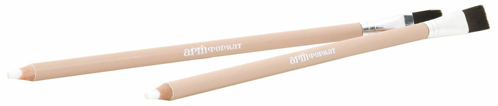 Ластик-кисть АРТформат, термопластичная резина, 205х7х7 мм цилиндрический, бежевый, мягкий