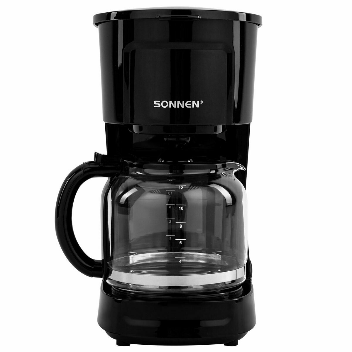 Кофеварка капельная SONNEN CM1095, 900Вт, объем 1,8л, подогрев кофе, противокапельная система (456334)