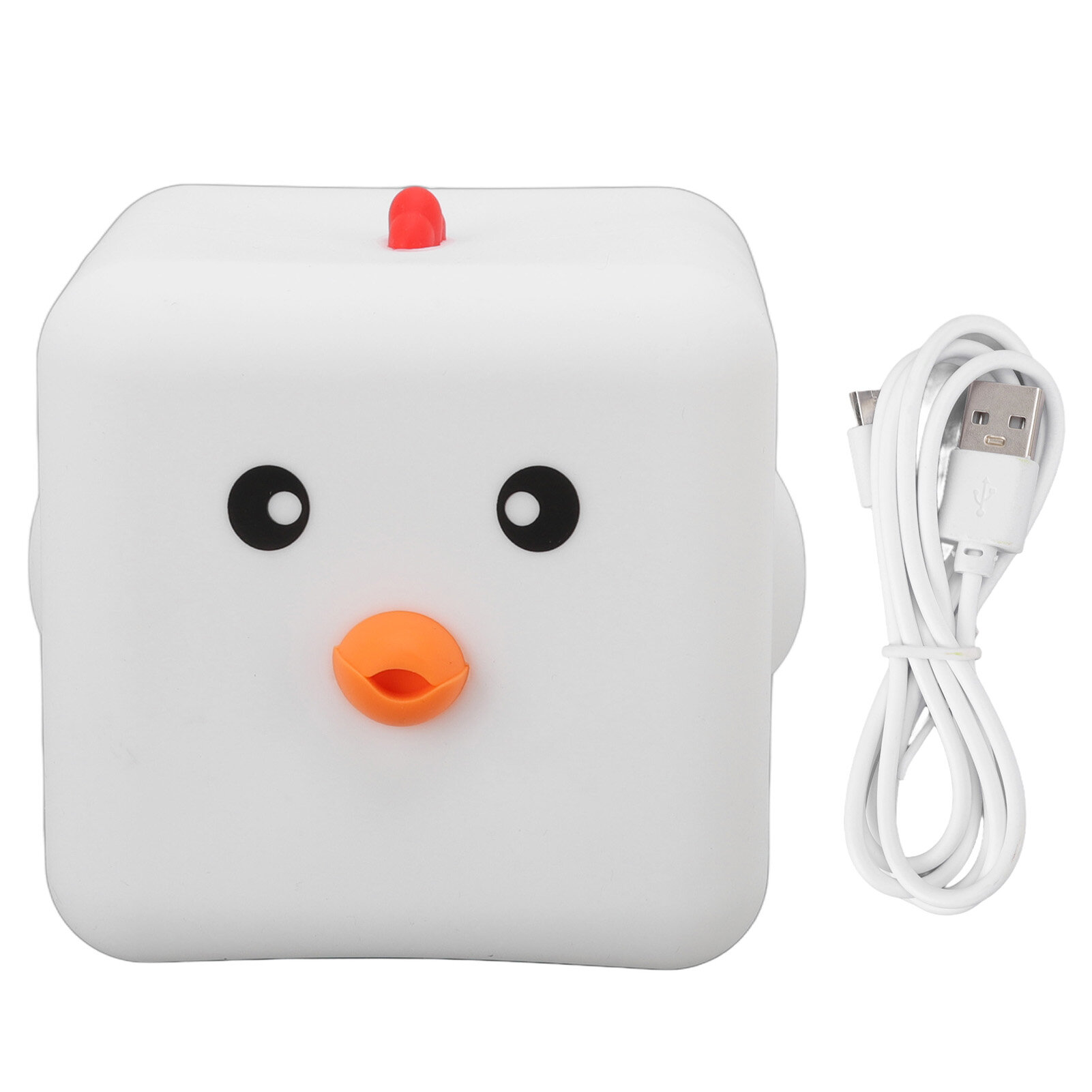 Цветной кубик-цыпленок, ночник с USB-зарядкой, светодиодный кубик-ночник с сенсорным управлением для кормления грудью, помощь детям для сна