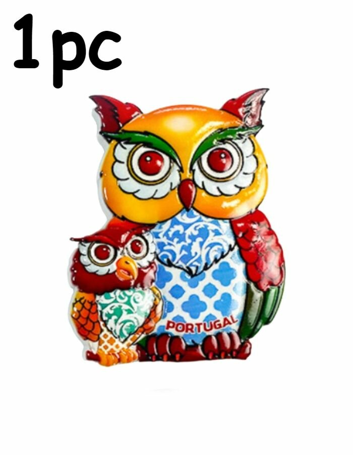 Магнит совы 1pc, подходящий для украшения холодильников