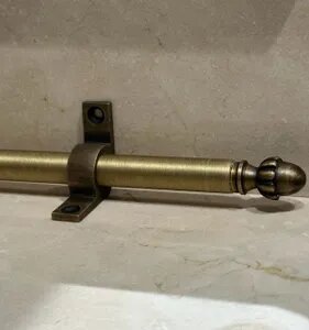 Ковродержатель для лестницы из латуни "Античная бронза", 1 шт.