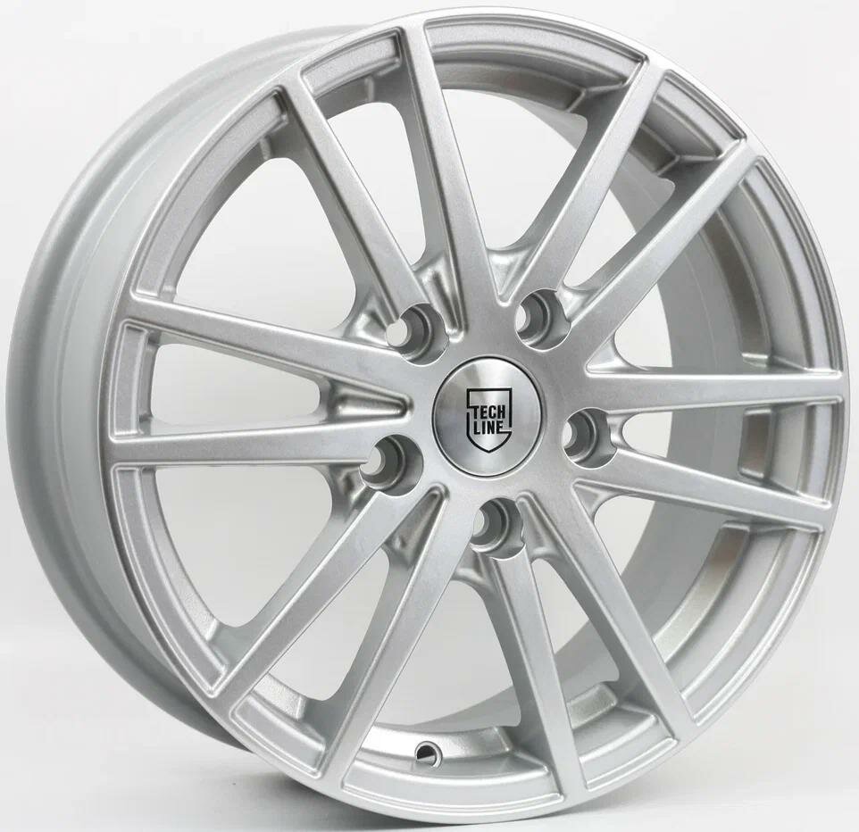 Tech-Line 435 14x5.5 4x100 et39 dia56.6 Серебристый