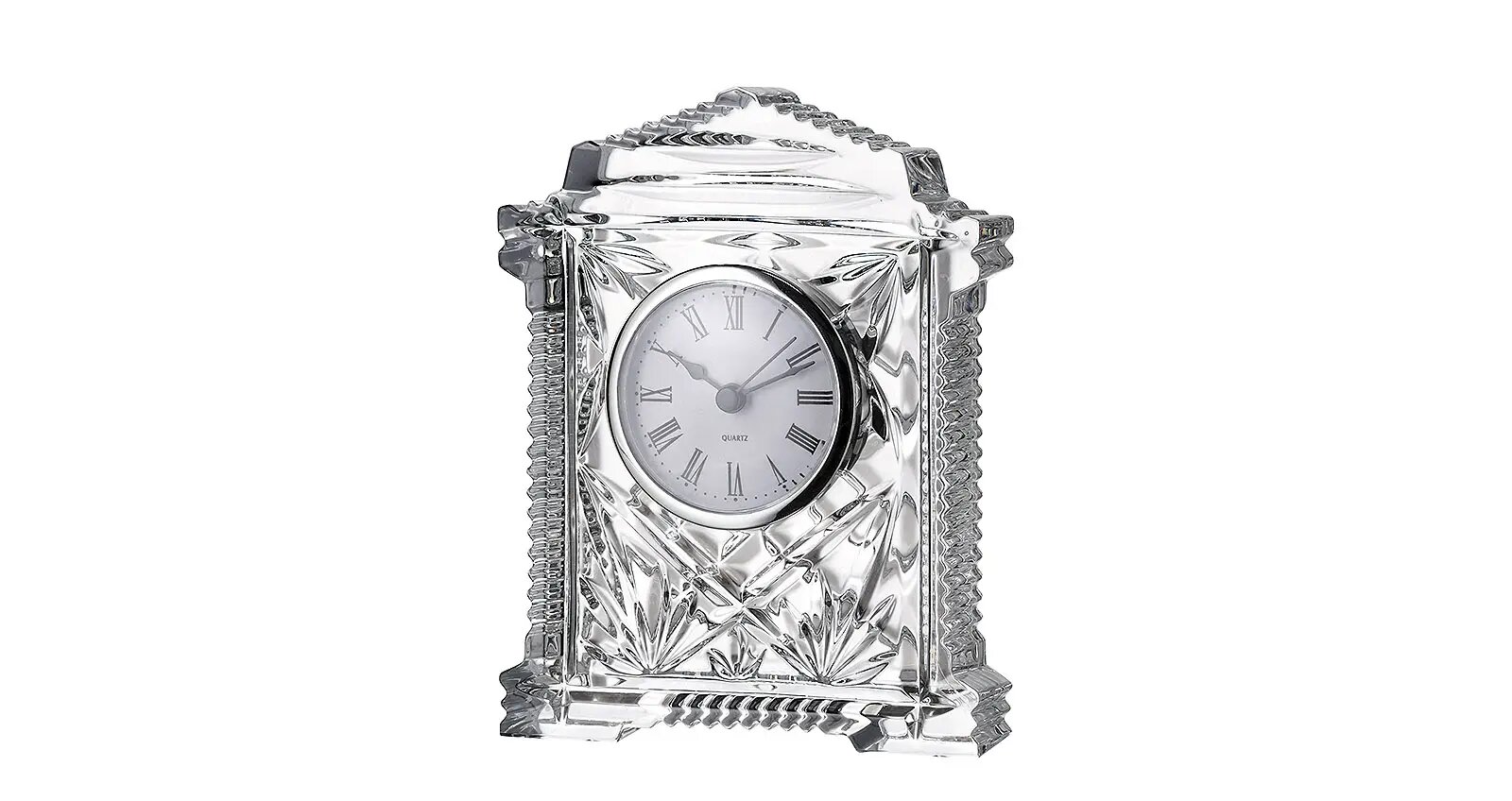 Часы настольные, 16 см, хрусталь, Crystal Bohemia, АА/ БПХ700