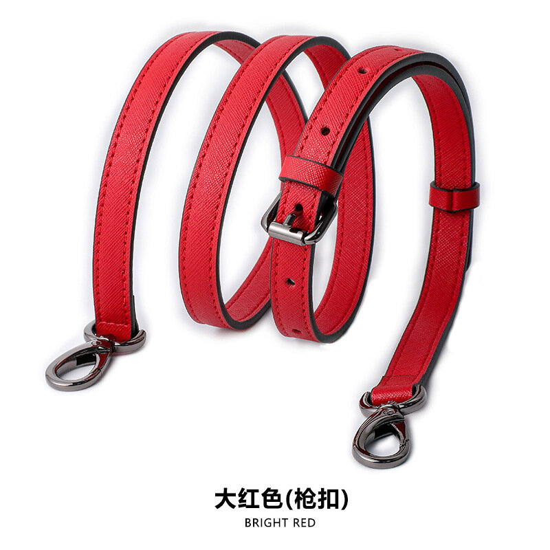 Сумка-мессенджер Ma Huangshi MK bag, женская, кожаная, с регулируемым ремнем, красная