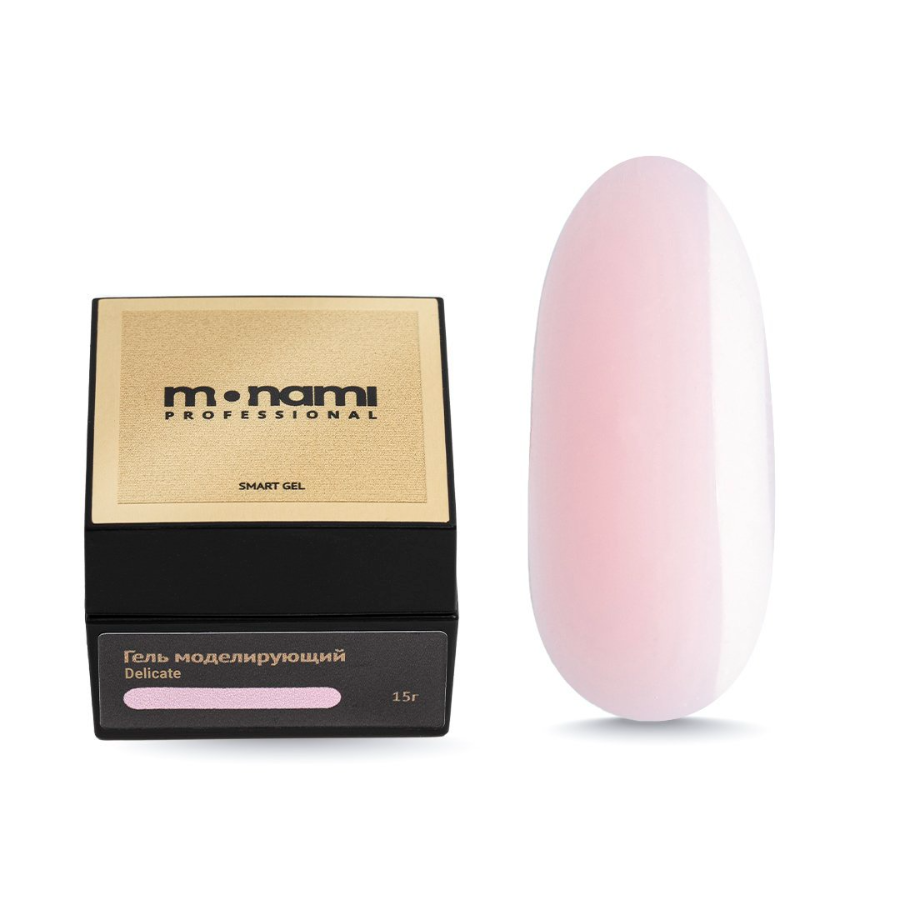 Monami Professional, Жёсткий гель для моделирования Smart Delicate, 15 г