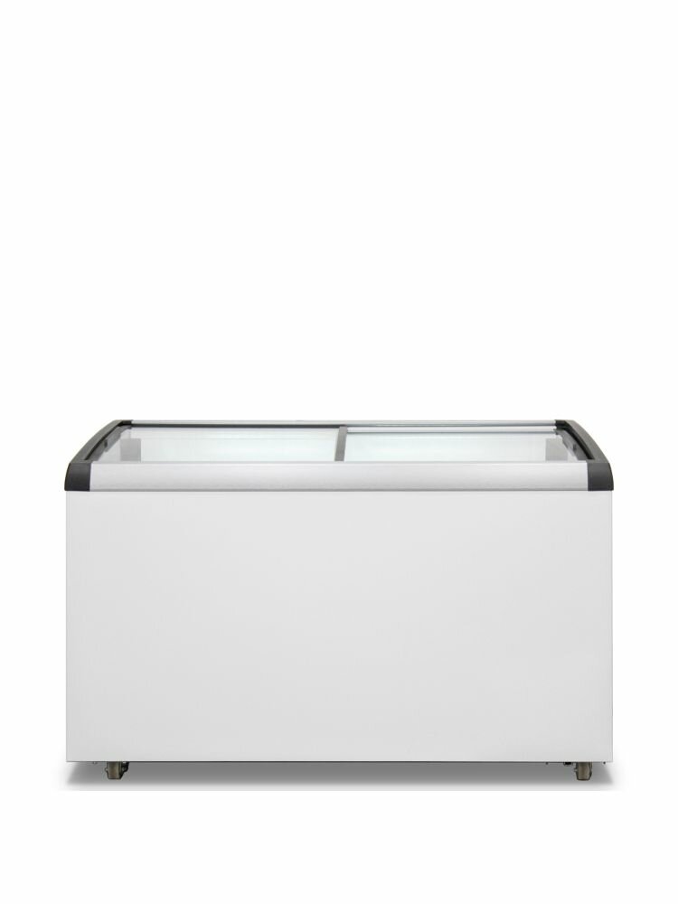 Морозильный ларь Бирюса CF41 (4), белый/серебристо-черный