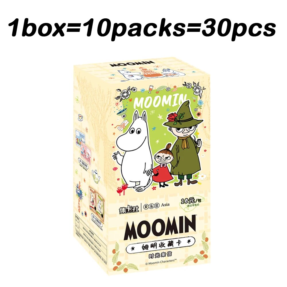 Коллекционные карты Moomin card.fun 1 Box Per 10 Packs